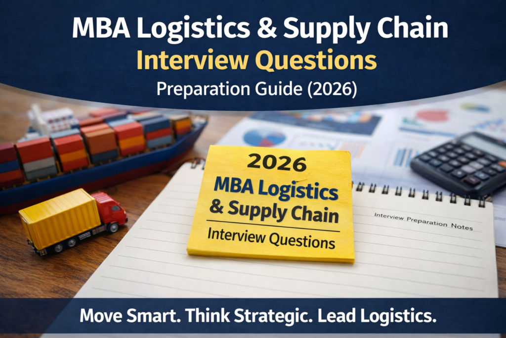 MBA Logistics & Supply Chain Interview Questions (2026) – Complete ...